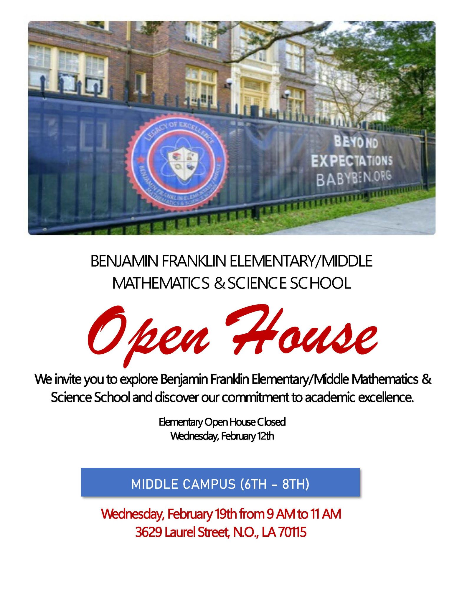 Elementary – Benjamin Franklin Bears